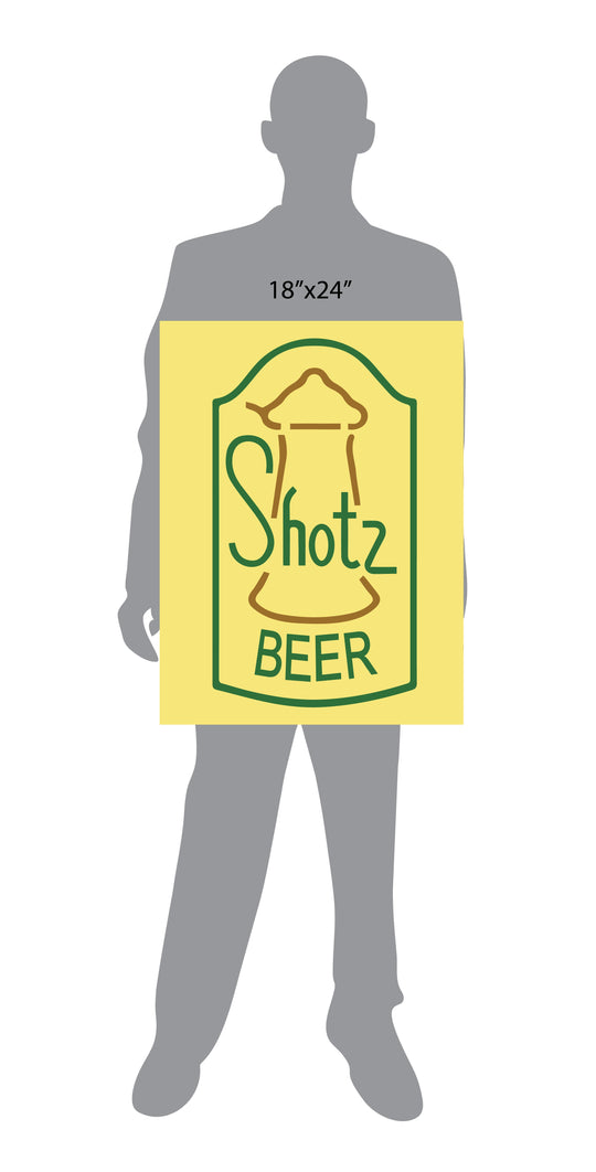 Shotz Beer Laverne and Shirley Sign – Splott Graphics