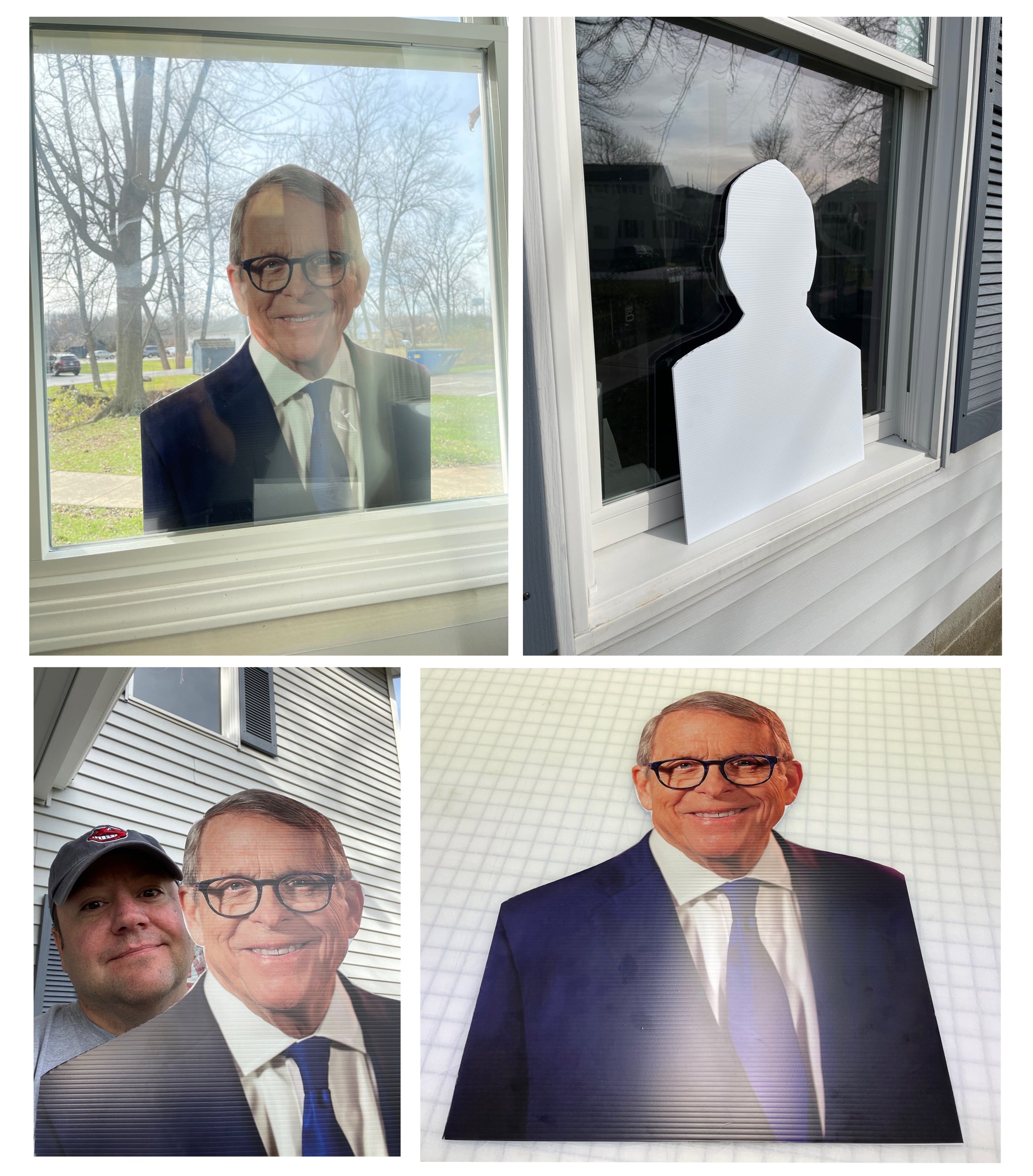 Mike DeWine Cut Out - DeWine in the Window – Splott Graphics